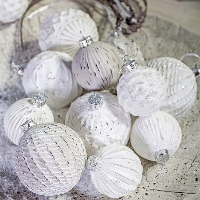 Vintage julekuler - HOBBYKUNST NORGE