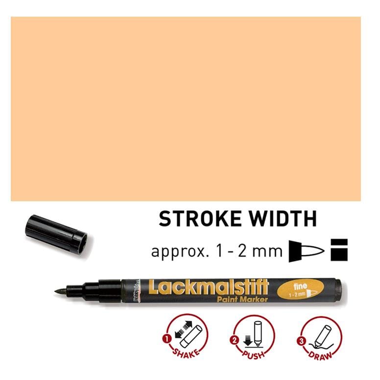 HOBBY LINE Lakk tusj - Orange, fine 1-2 mm - HOBBYKUNST NORGE