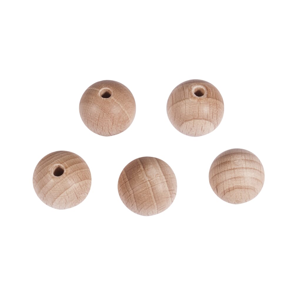 Trekuler - str 20 mm, halvboret hull, 10/Pkg - HOBBYKUNST NORGE