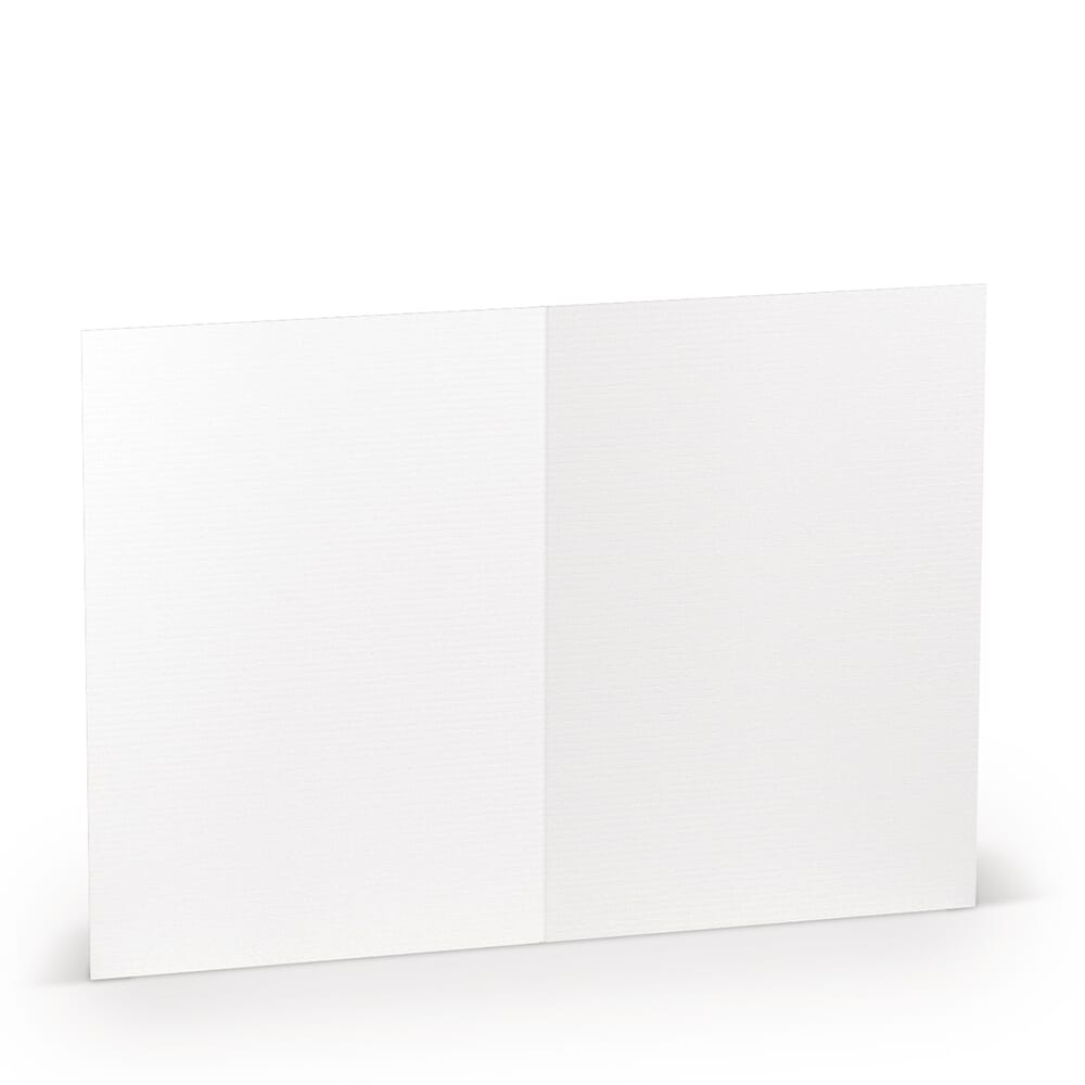 Kort - Hvitt papir, A6, resirkulert papir, 50/Pkg - HOBBYKUNST NORGE