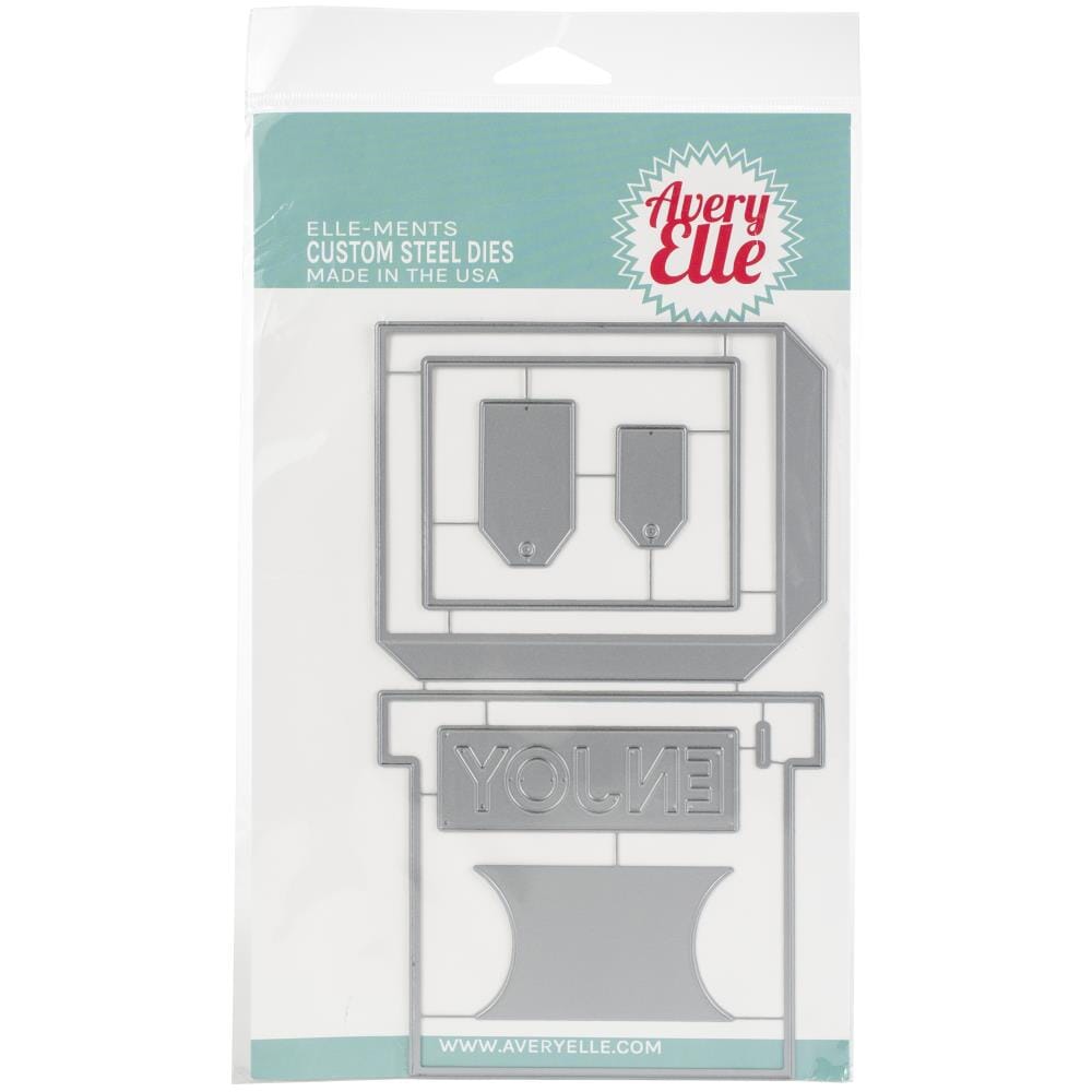 Avery Elle: Gift Box Card Holder Elle-Ments Dies - HOBBYKUNST NORGE