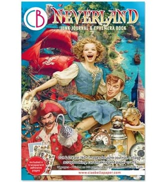 Ciao Bella - Neverland A4 Junk Journal Ephemera Book - HOBBYKUNST NORGE