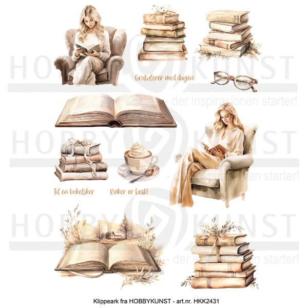 Klippeark - Bøker er best - HOBBYKUNST NORGE