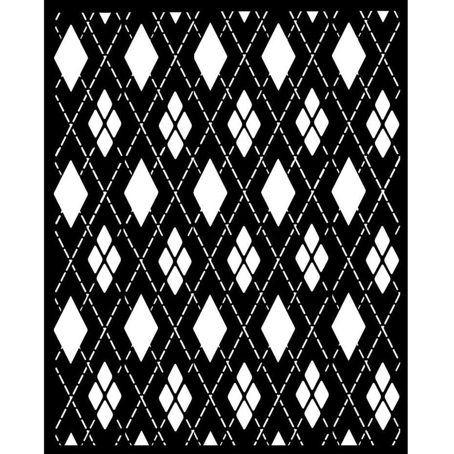 Stamperia - Rhombus Pattern Master of Magic Thick Stencil - HOBBYKUNST ...