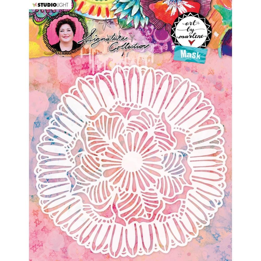 Studio Light Mask Stensil 20×20 cm Art by Marlene - HOBBYKUNST NORGE