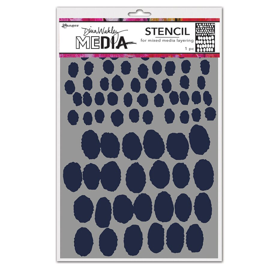 Dina Wakley Media - Varied Stencils - HOBBYKUNST NORGE