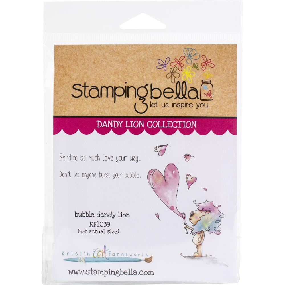 Stamping Bella: Bubble Dandy Lion Cling Stamps - HOBBYKUNST NORGE