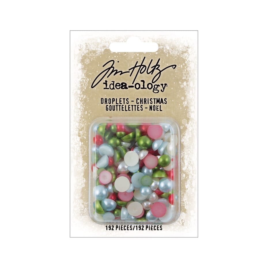 Idea-Ology - Tim Holtz Droplets Christmas, 192/Pkg - HOBBYKUNST NORGE